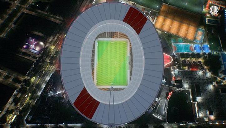 River Plate announces the expansion and roofing of the Monumental it ...