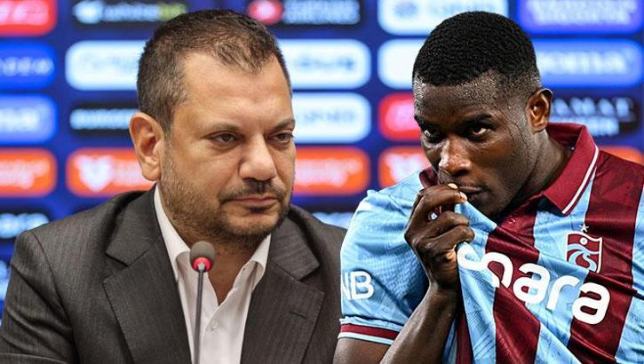 Trabzonspor Başkanı Ertuğrul Doğan'dan Paul Onuachu için transfer ...