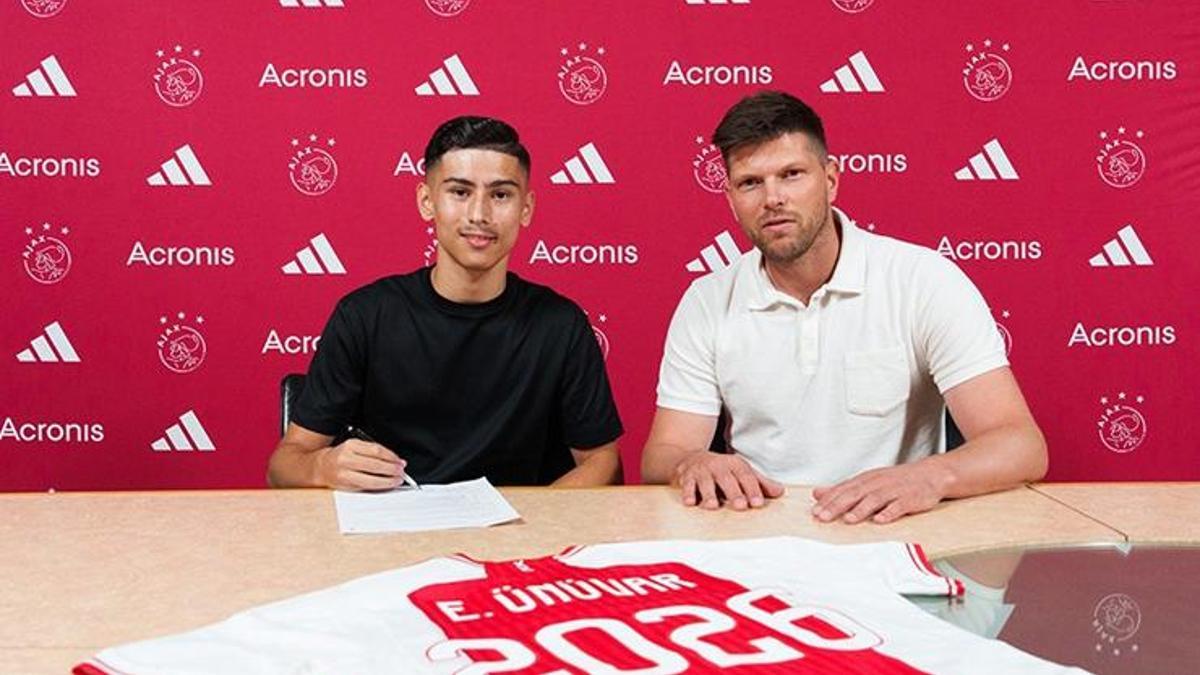 15 yaşında imzayı attı! Ajax'tan Emre Ünüvar'a profesyonel sözleşme ...