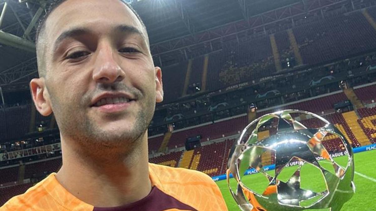 Galatasaray - Manchester United maçının adamı Hakim Ziyech seçildi ...