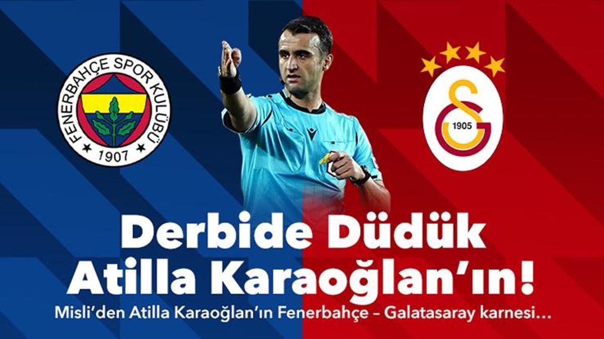 Derbide düdük Atilla Karaoğlan’ın! Misli’den Atilla Karaoğlan’ın ...