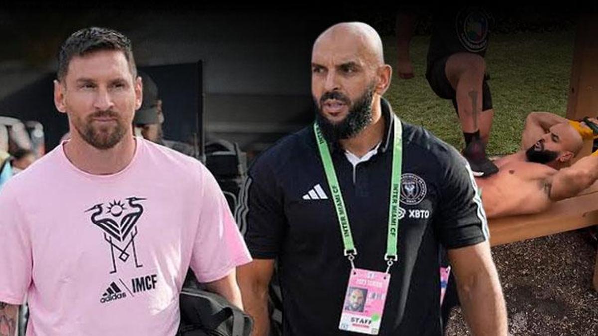 Lionel Messi'nin koruması Yassine Chueko'dan akıl almaz idman - Fanatik ...