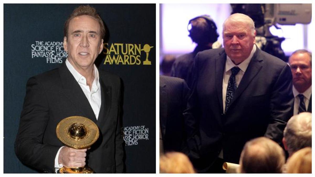 Get a first look: Nicolas Cage as John Madden and Christian Bale as Al Davis for new biopic