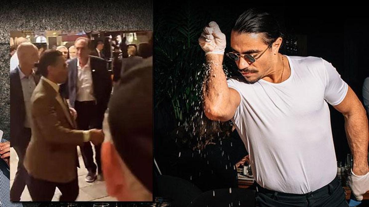Was Saltbae kicked out of the Champions League party?