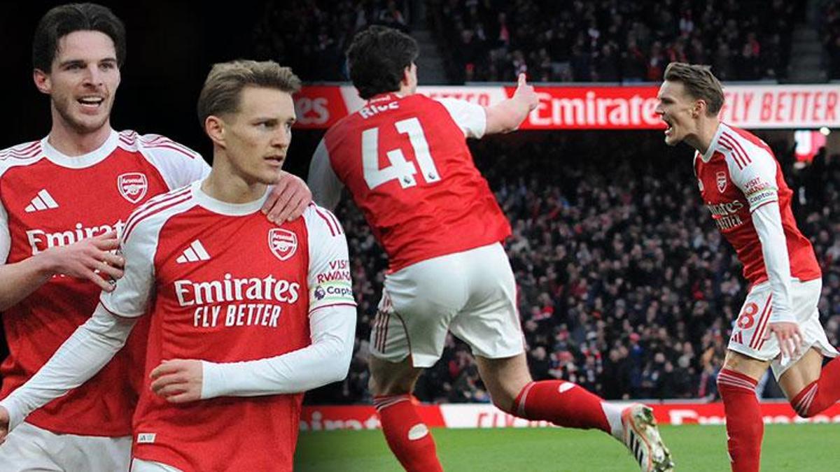 Arsenal sahasında Brighton'ı 2 golle geçti! Arsenal - Brighton maçı ...