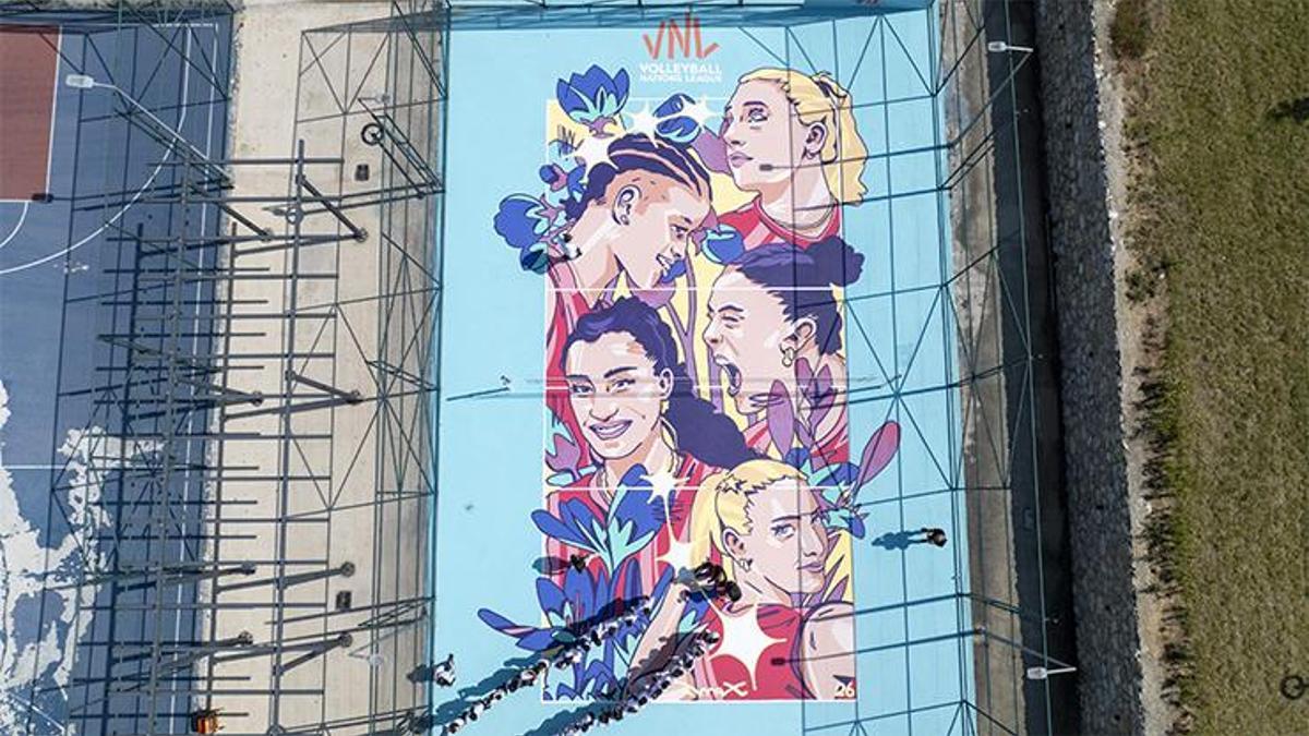 VNL Legacy Court Ankara'da açıldı! - Voleybol Haberleri - Spor